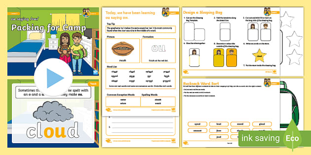 ou Words Phonics - Primary Resources (teacher made) - Twinkl