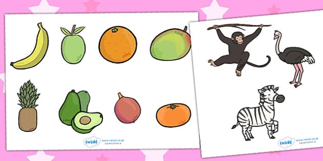 Handas Surprise Fruit Printable