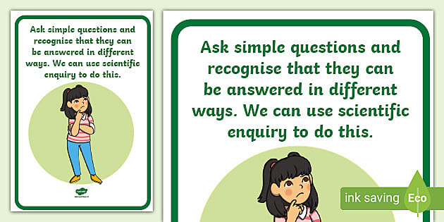 KS1 Scientific Enquiry Posters (teacher made) - Twinkl