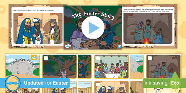 Easter Story Differentiated Lesson Teaching Pack (Editable)