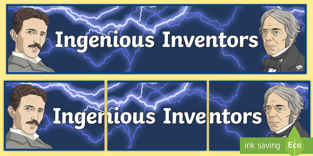 Ingenious Inventors Display Banner - Electricity Display Banner