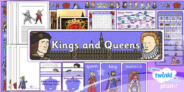 History: Kings and Queens KS1 Unit Additional Resources