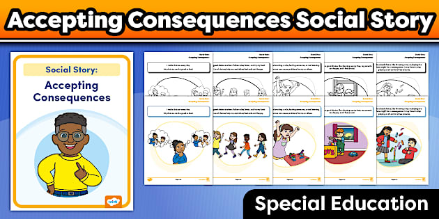 Accepting Consequences Social Story for Special Education