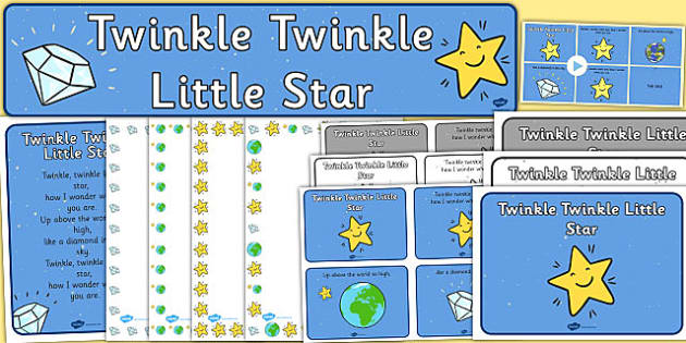 Twinkle Twinkle Little Star Resource Pack (teacher made)