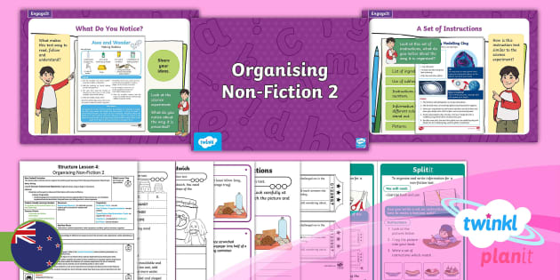 Level 2 Writing Structure Lesson 4: Organising Non-fiction 2