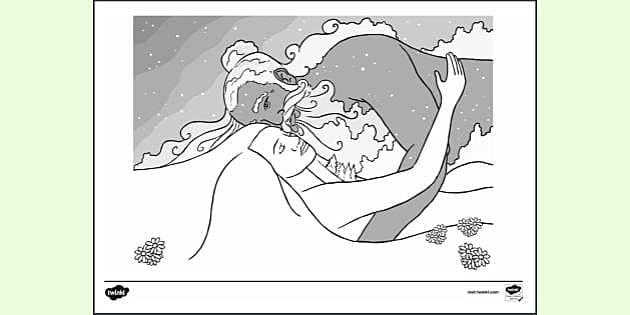 Ranginui and Papatuanuku Colouring | Colouring Sheets