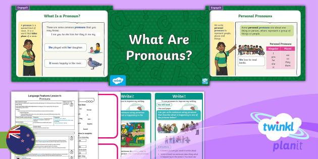 Phase 1 Writing: Word Choice: Pronouns (teacher made)