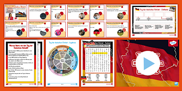 Tag der deutschen Einheit -Materialienbündel - Twinkl