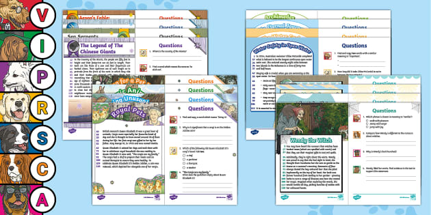 UKS2 60-Second Reads April Monthly Comprehension Pack