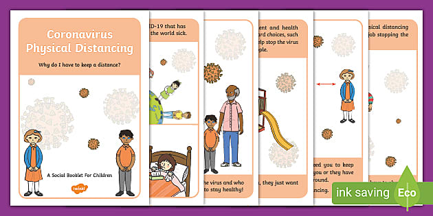 Coronavirus Physical Distancing (teacher made) - Twinkl