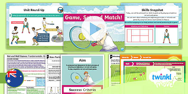 Year 3 Net and Wall Games Lesson 6: Game, Set and Match!