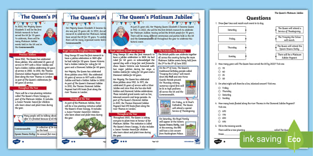 The Queen's Platinum Jubilee 2022: Ideas and Activities For Schools