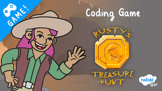 Rusty’s Treasure Hunt Game | Twinkl Go! (teacher made)