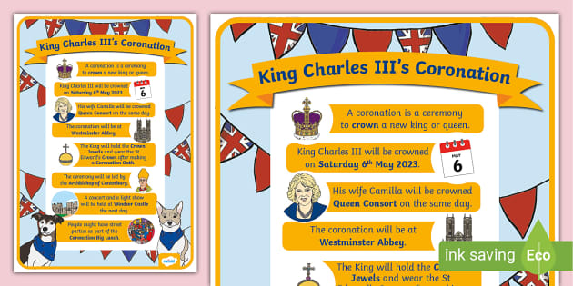 EYFS King Charles III Coronation Poster (teacher made)