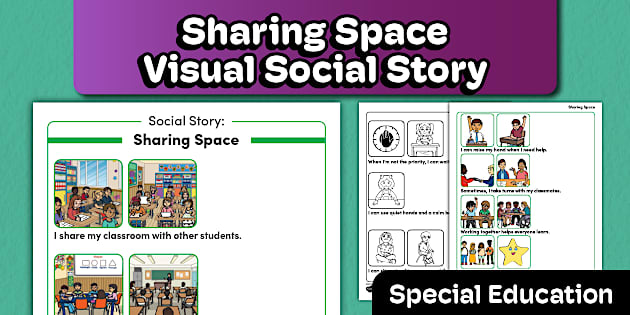 Sharing Space Visual Social Story for Special Education