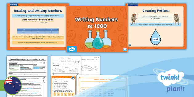 Level 2 Number Identification: Read, Write and Order Numbers to 1000 ...