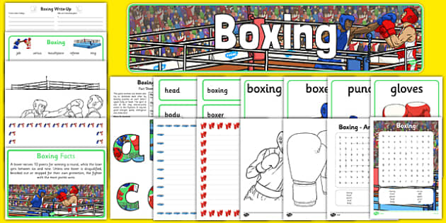 Rio 2016 Olympics Boxing Resource Pack (teacher made)