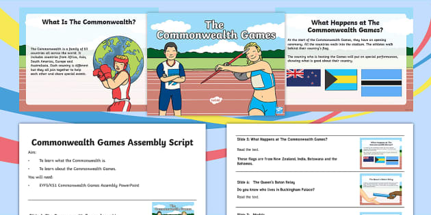 EYFS/KS1 Commonwealth Games Assembly Pack (teacher made)