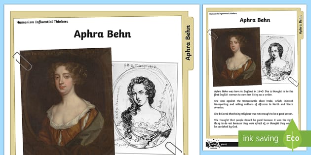 Humanism Influential Thinkers Ahpra Behn Information Sheet