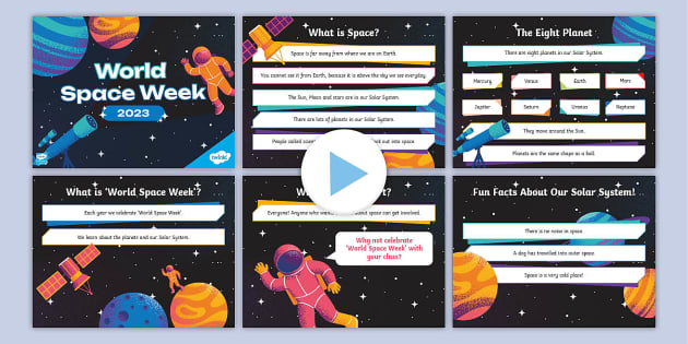 World Space Week PowerPoint (teacher made) - Twinkl