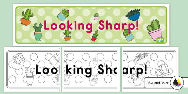 Succulent Banner (teacher made) - Twinkl