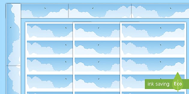 Classroom Calm Corner Bulletin Board Borders