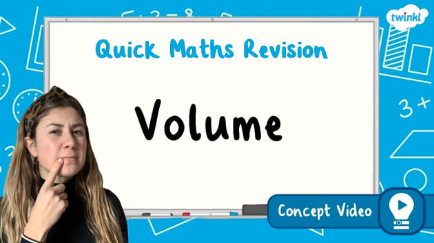 👉 Volume | KS2 Maths Concept (teacher made) - Twinkl