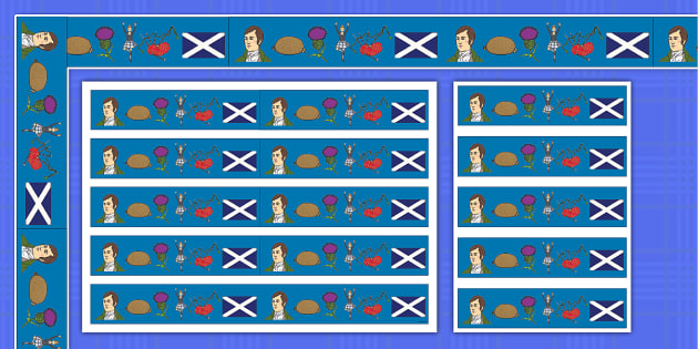 Burns Night Display Banner (teacher made) - Twinkl