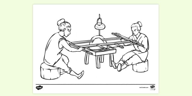 FREE! - Jade Carving Crafters Colouring | Colouring Sheet