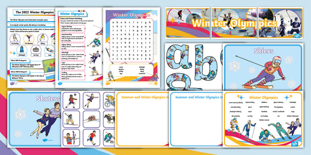 CFE First Level Winter Olympics Resource Pack - Twinkl