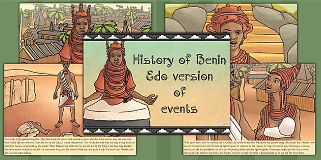 History of Benin Edo Version of Events Creation Story - stories