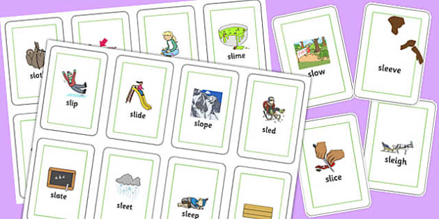 SL Flash Cards (teacher made) - Twinkl