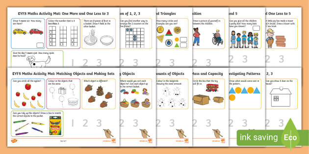 👉 EYFS Autumn Term Activity Mats | Supporting White Rose Maths