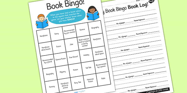 Book Bingo Game - Primary Resources (profesor hizo) - Twinkl