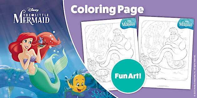 ursula coloring picture
