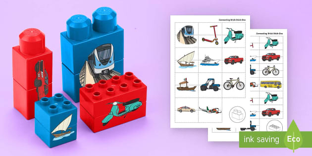 UAE Transport Connecting Bricks Game (creat de profesori)