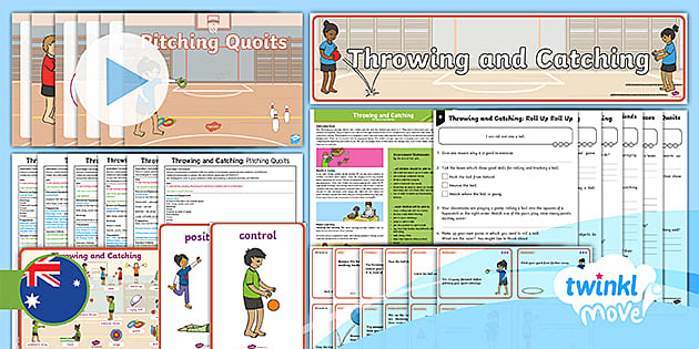 Move PE Year 2 Throwing and Catching Unit Pack - Twinkl