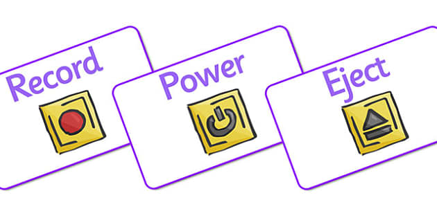 👉 Audio-Visual Control Button Display Posters