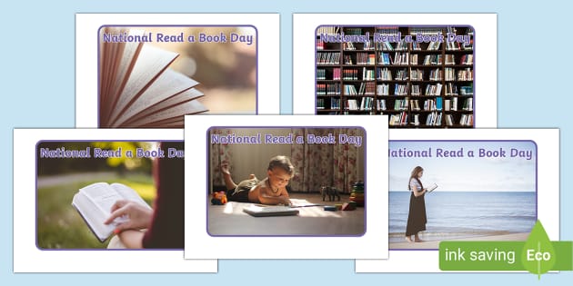 National Read a Book Day Photo Pack (Teacher-Made) - Twinkl