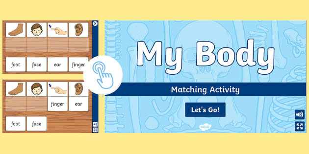 Matching Body Parts Interactive Game | Twinkl Go