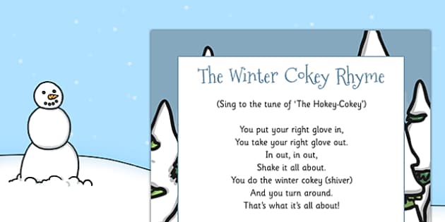 The Winter Cokey Rhyme (teacher made)