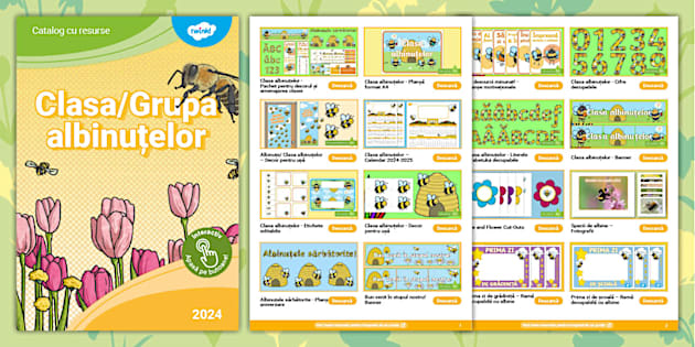 Clasa/Grupa albinuțelor – Catalog cu resurse - Twinkl