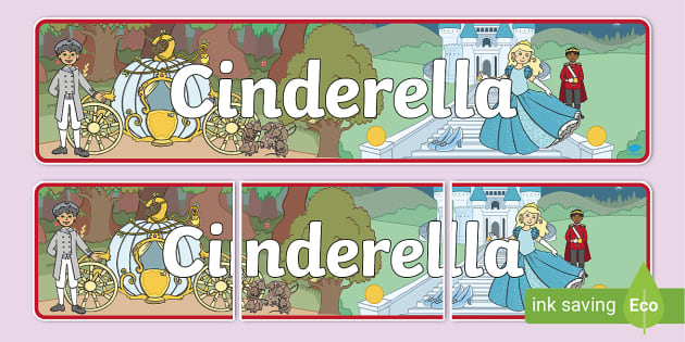 Cinderella Display Banner (Teacher-Made) - Twinkl