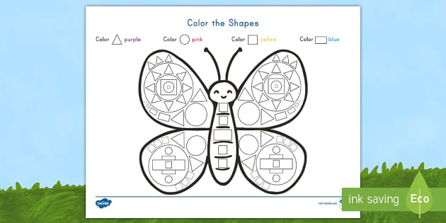 Butterfly Coloring Sheet | K-2 Teaching Resources | Twinkl
