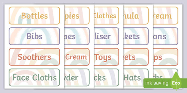 Baby Room Labels - Twinkl Ireland Early Years - Twinkl Baby Room Labels - Twinkl Ireland Early Years - Twinkl