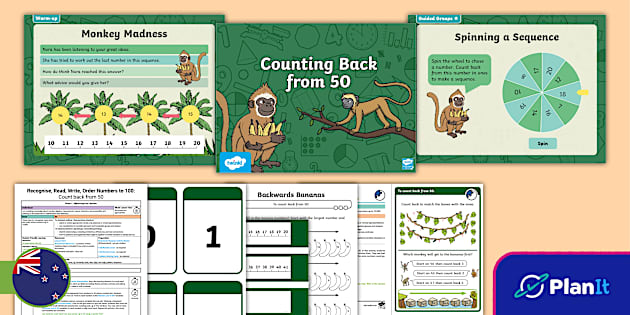 Phase 1 Number: Count Back From 50 (Hecho por educadores)