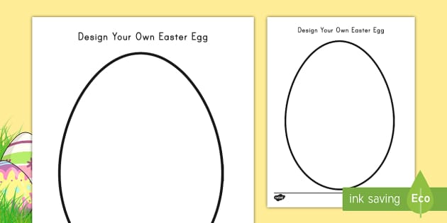 Design Your Own Easter Egg Activity / Worksheet