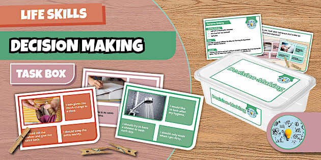 SEND Older Learners Life Skills: Decision-Making Task Box