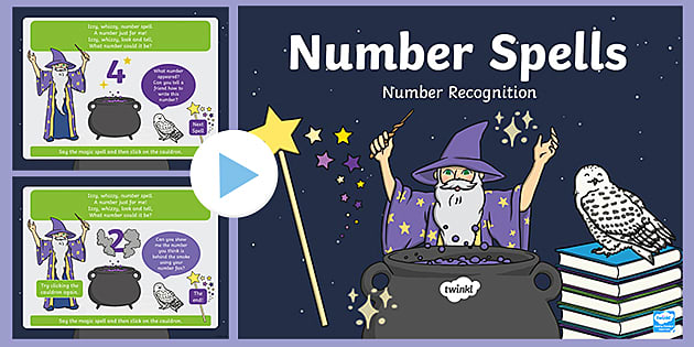 Number Spells Number Recognition 1 5 PowerPoint number-spells-number-recognition-1-5-powerpoint