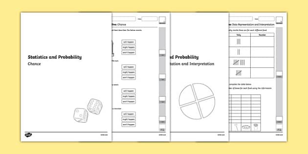 Year One Statistics and Probability Assessment Pack - Twinkl